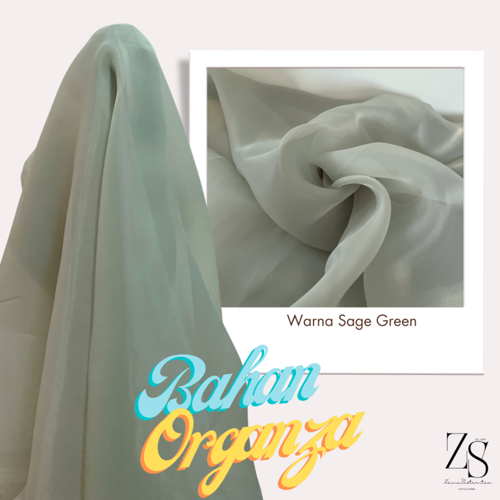 Jual Kain Organza Organdi Polos Premium Silk Kain Kaca 1/2 Meteran ...