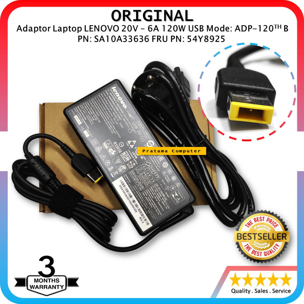 Jual Original Adaptor Lenovo Yoga Home 500, 900 THINKCENTRE-M700Z 20V ...