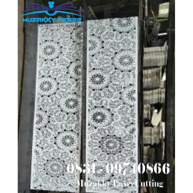 Jual LASER CUTTING PLAT ACP,PVC,MDF MOTIF CUSTOM | Shopee Indonesia