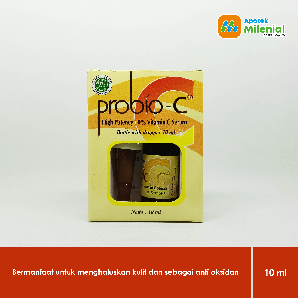 Jual Probio C 10 ml Vitamin C Serum / Menghaluskan dan Mencerahkan ...