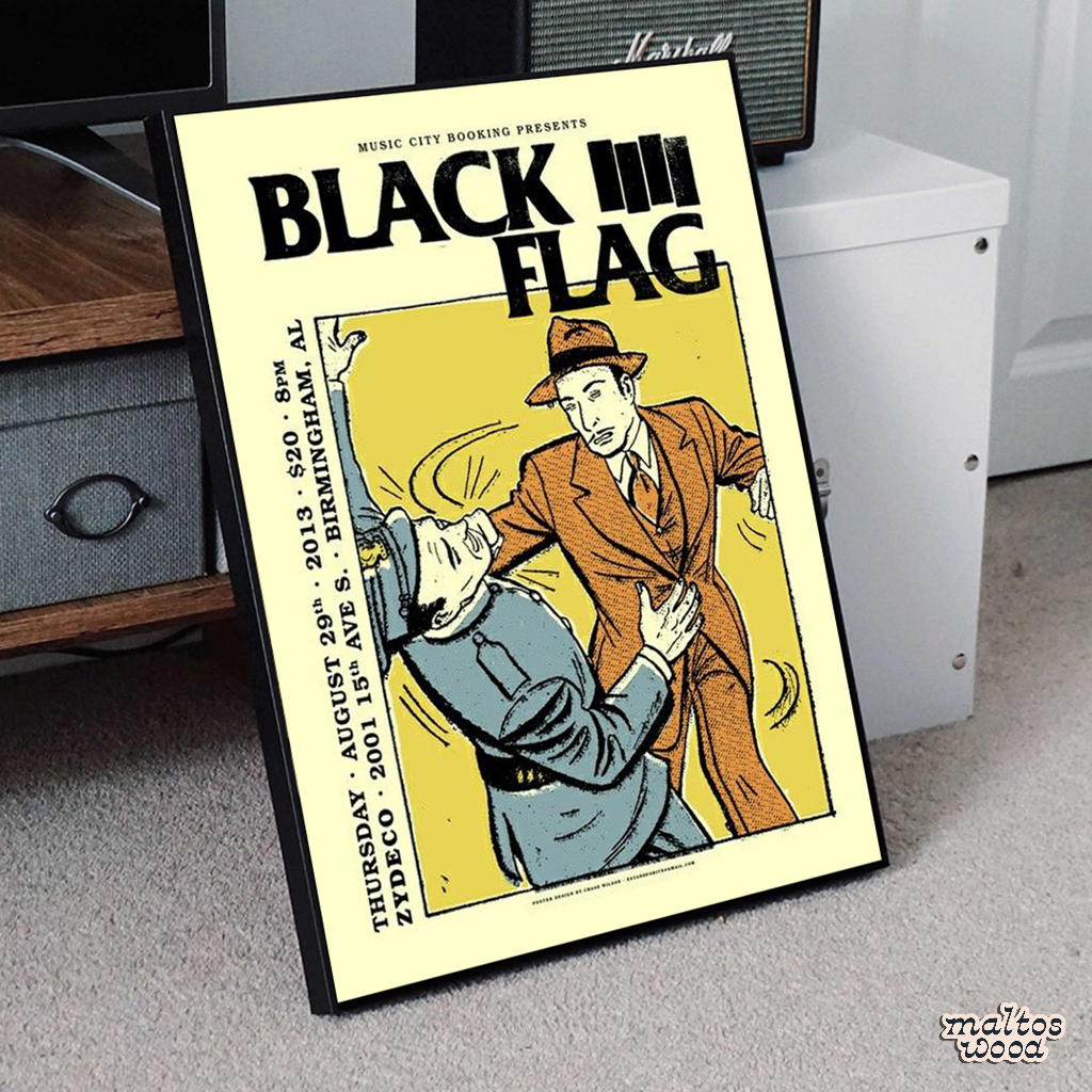 Jual Poster Black Flag + Frame | Shopee Indonesia