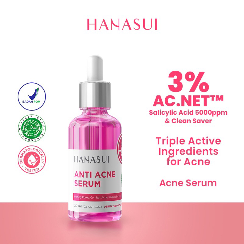 Jual HANASUI Anti Acne Serum 20 ml | Shopee Indonesia