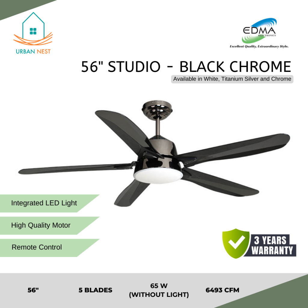 Jual MT EDMA Studio 56" Kipas Angin Gantung Plafon Remote Control ...