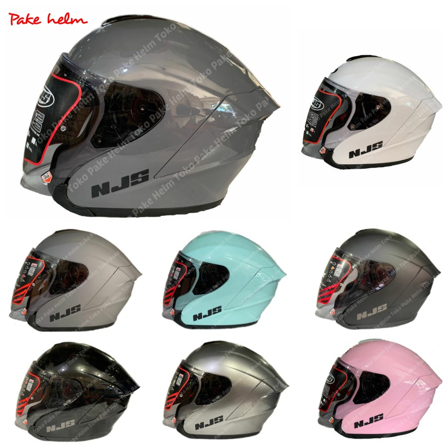Jual Helm njs kairoz original 100% half face | Shopee Indonesia