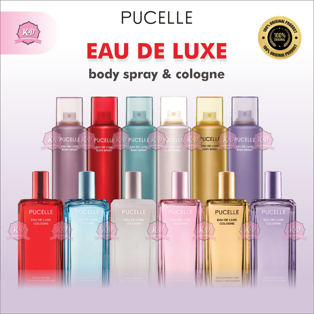 Jual PUCELLE Eau De Luxe Cologne 100ml | Body Spray 150ml | Parfum ...