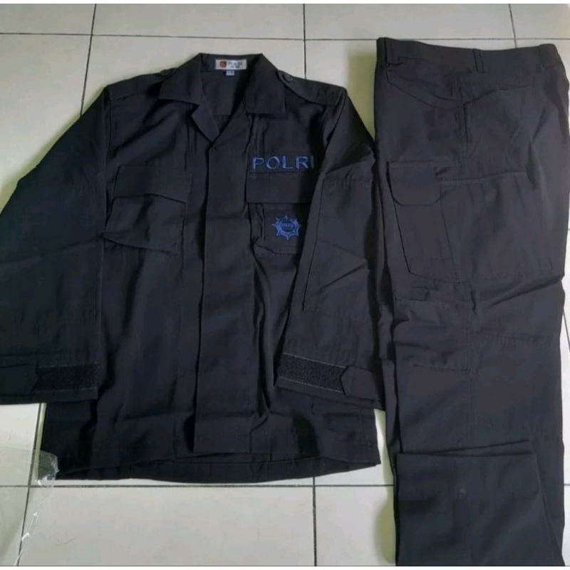 Jual seragam pdl jatah polri tactical brimob | Shopee Indonesia