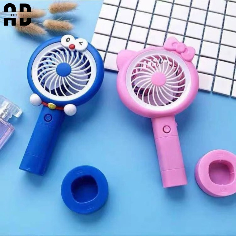 Jual ABS - Kipas Mini karakter Led Light/Kipas Angin Mini Portable ...
