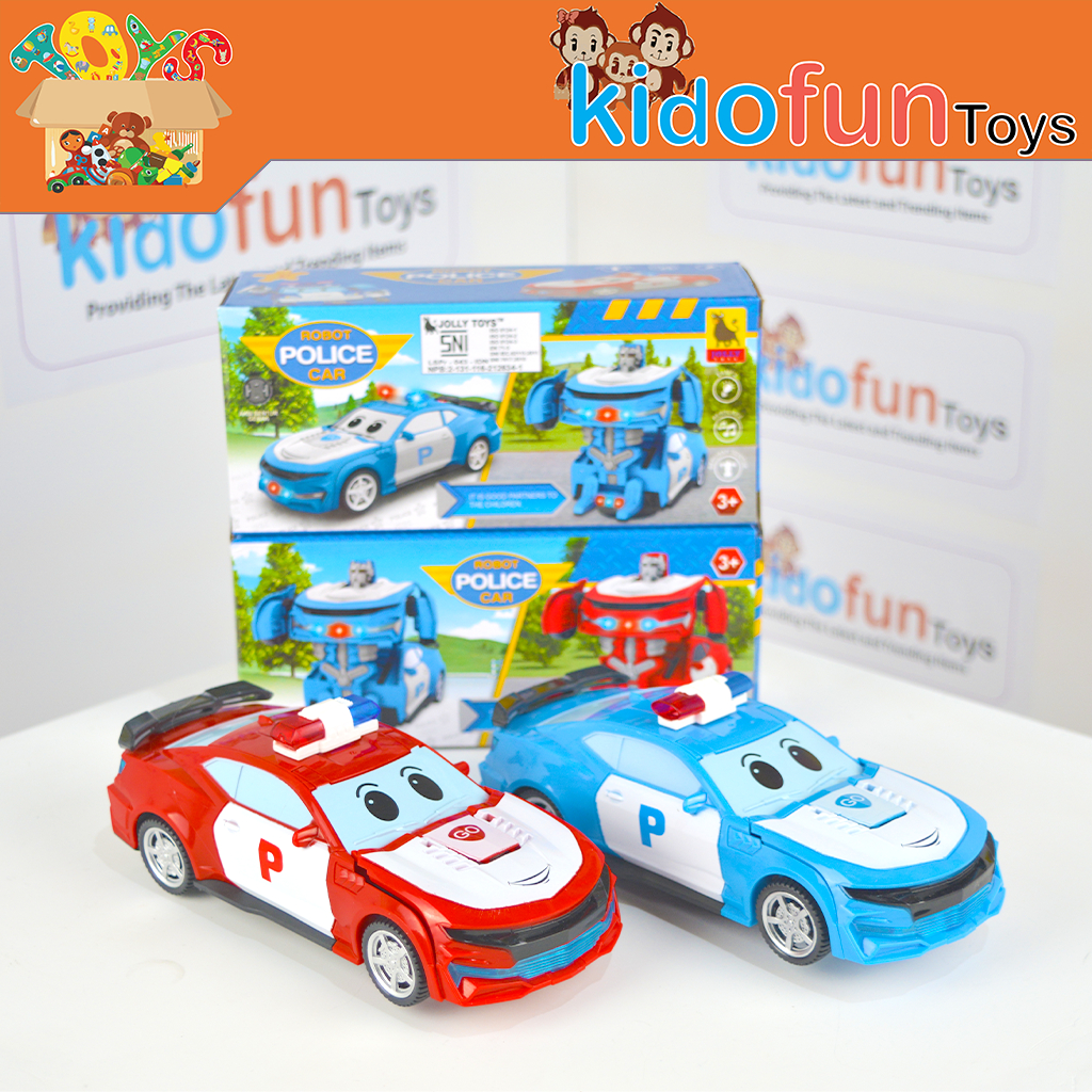 Jual Mainan Mobil Robocar Poli Berubah Figure Robot Transformer Bump n ...