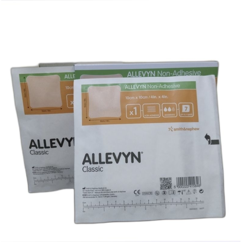 Jual ALLEVYN Non-Adhesive 10cm x 10cm, Plaster Luka | Shopee Indonesia