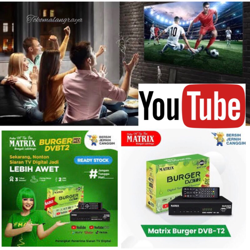 Jual set top box matrix/set top box dvbt2 digital/stb digital matrix ...