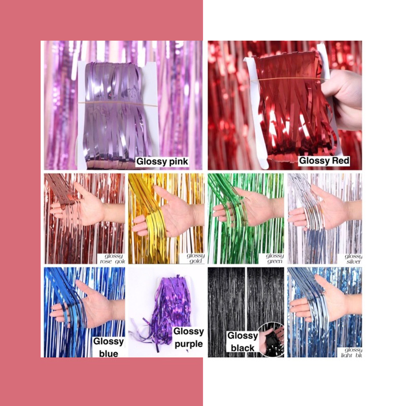 Jual TIRAI FOIL Ulang Tahun / Rumbai / Backdrop / Banner (1*2m ...