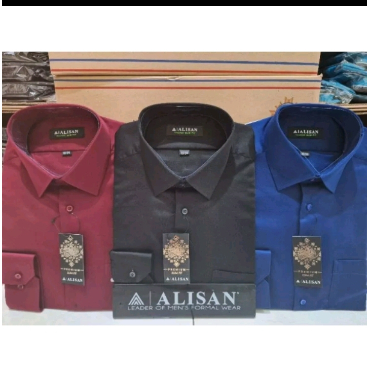 Jual Kemeja Alisan PREMIUM Lengan panjang SLIMFIT/Kemeja Alisan Premium ...