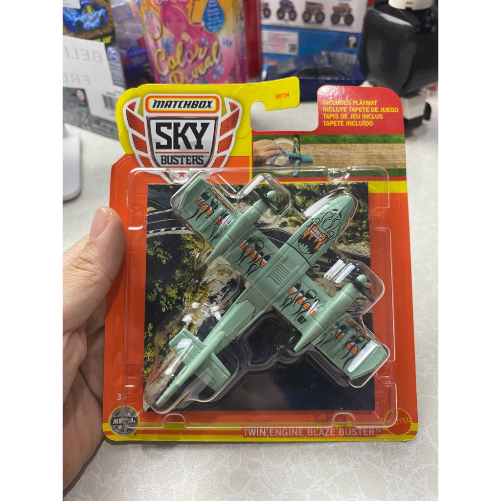 Jual Matchbox Sky busters HHT34 pesawat jet tempur Original Mattel ...