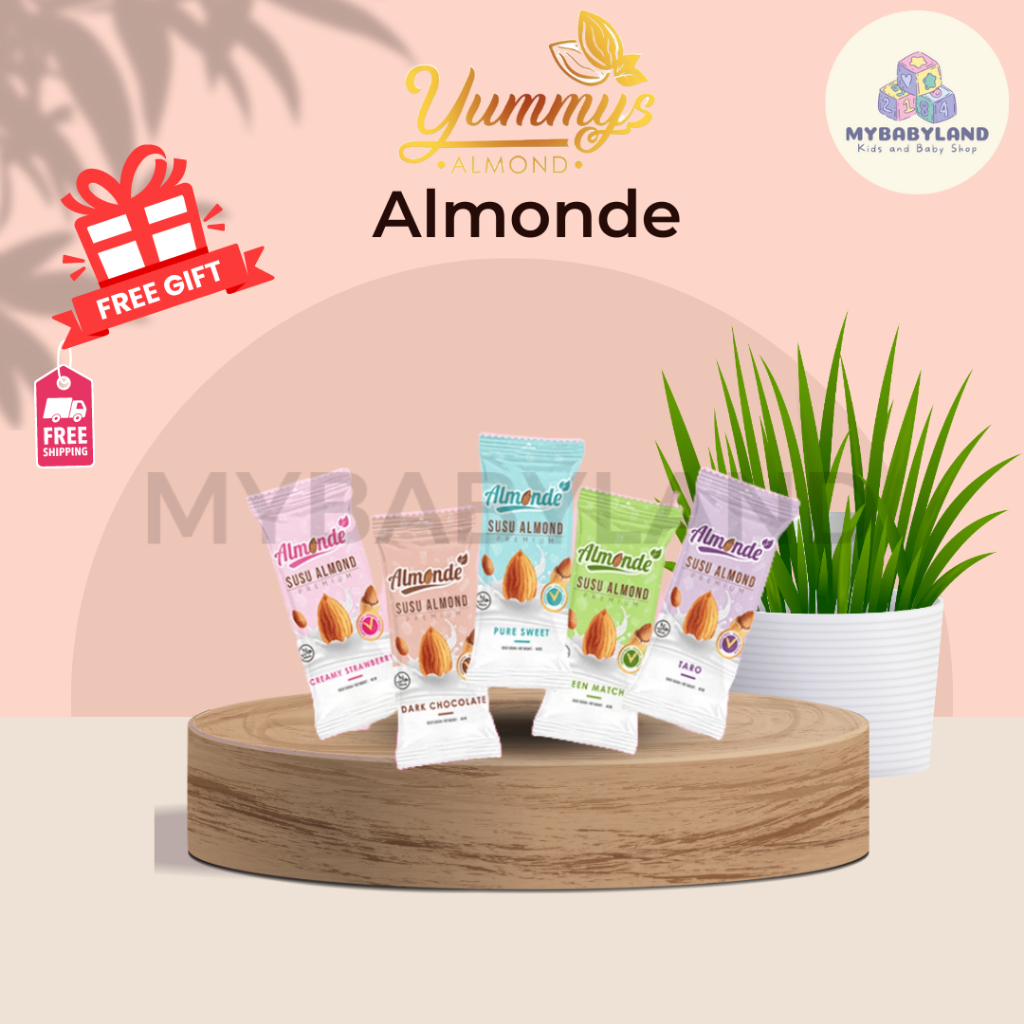 Jual ECER ALMONDE PREMIUM ALMOND Susu Almond Milk Yummys | Asi Booster ...
