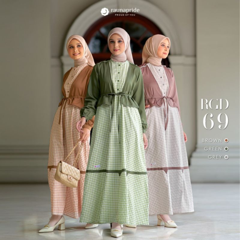 Jual Raunapride RGD 69| Gamis Rauna Terbaru | Gamis Kekinian | Gamis ...