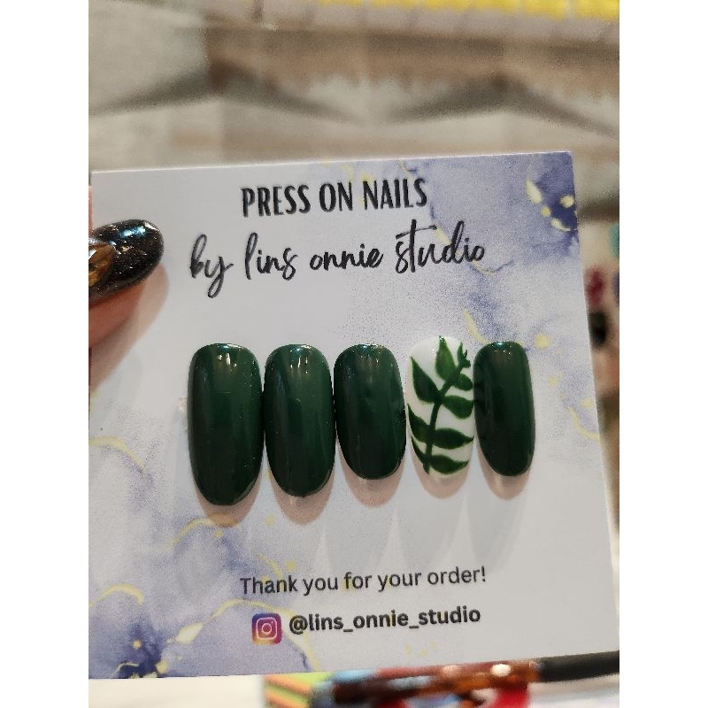 Jual kuku palsu motif daun simple menarik | Shopee Indonesia