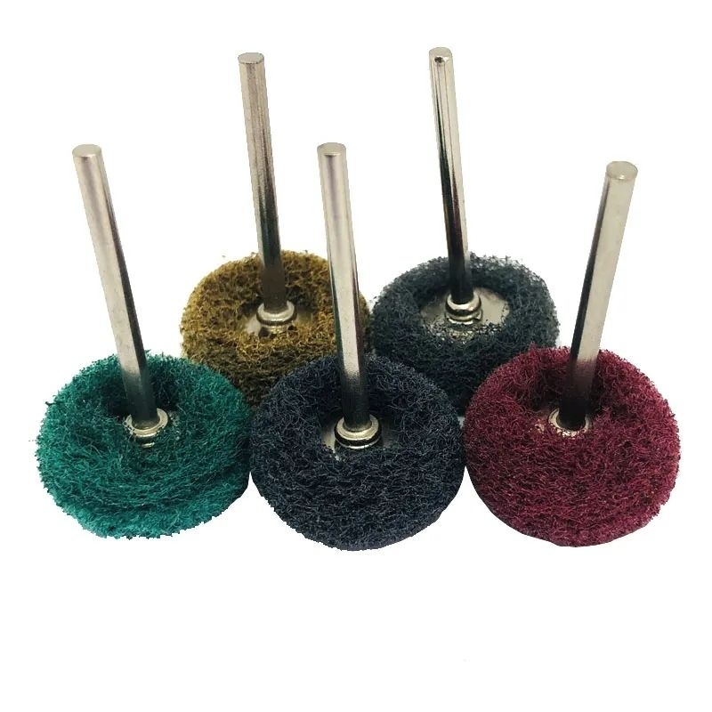 Jual 5pcs mata bor poles ampelas sikat gosok karat kotoran bahan fiber ...