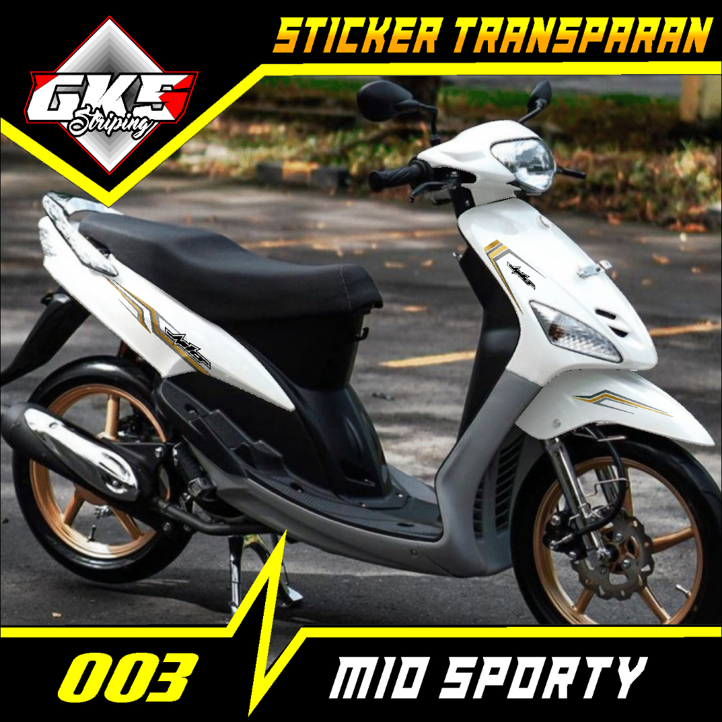 Jual STRIPING TRANSPARAN MIO 110 SMILE/SPORTY TECHNO VARIASI LIST MOTOR ...