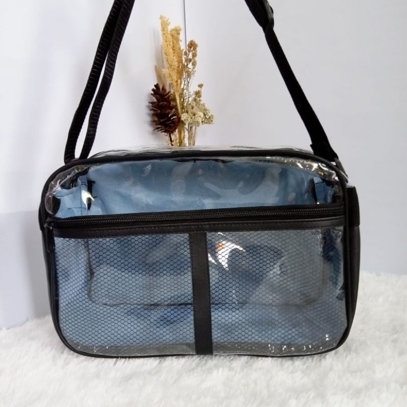 Jual tas slempang transparan tas kerja tas konser tas buat renang ...