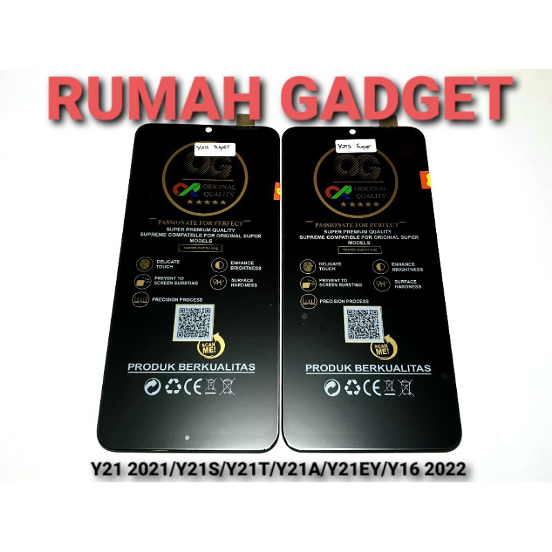 Jual LCD VIVO Y21 2021/Y21S/Y21T/Y21A/Y21E/Y16 2022 FULLSET TOUCHSCREEN INCELL/SUPER/ORG ...