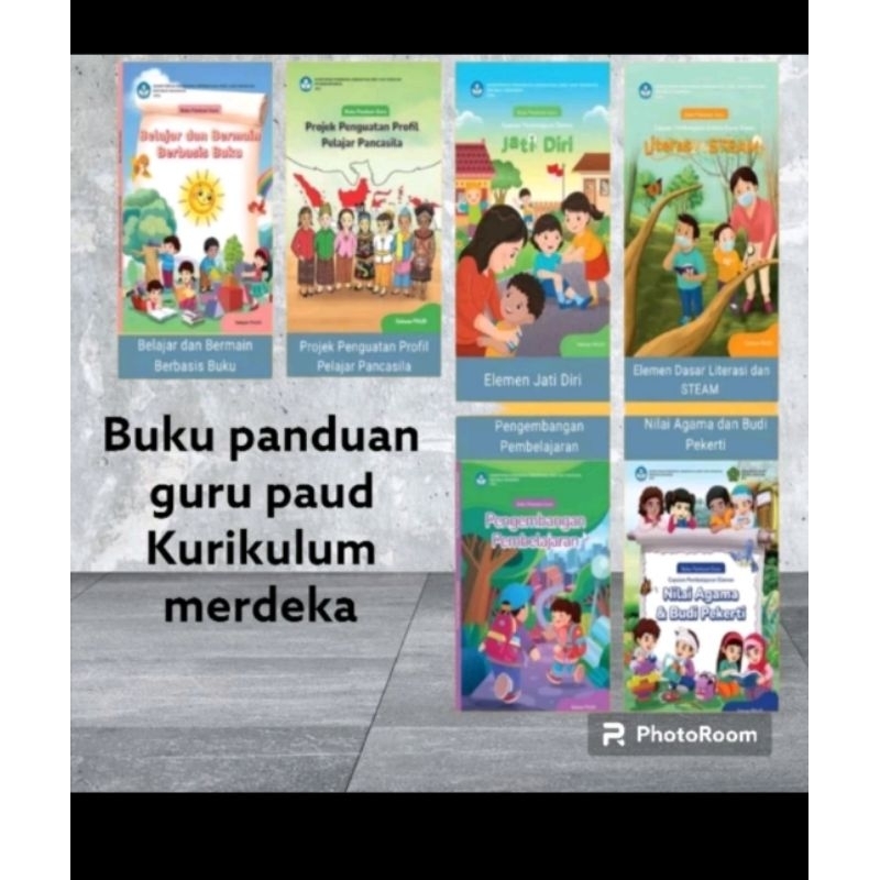 Jual buku panduan guru paud kurikulum merdeka ( 6buku ) | Shopee Indonesia