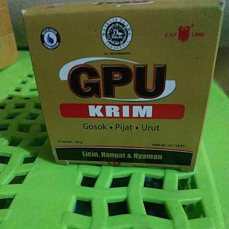 Jual gpu cream pijat urut 60g | Shopee Indonesia
