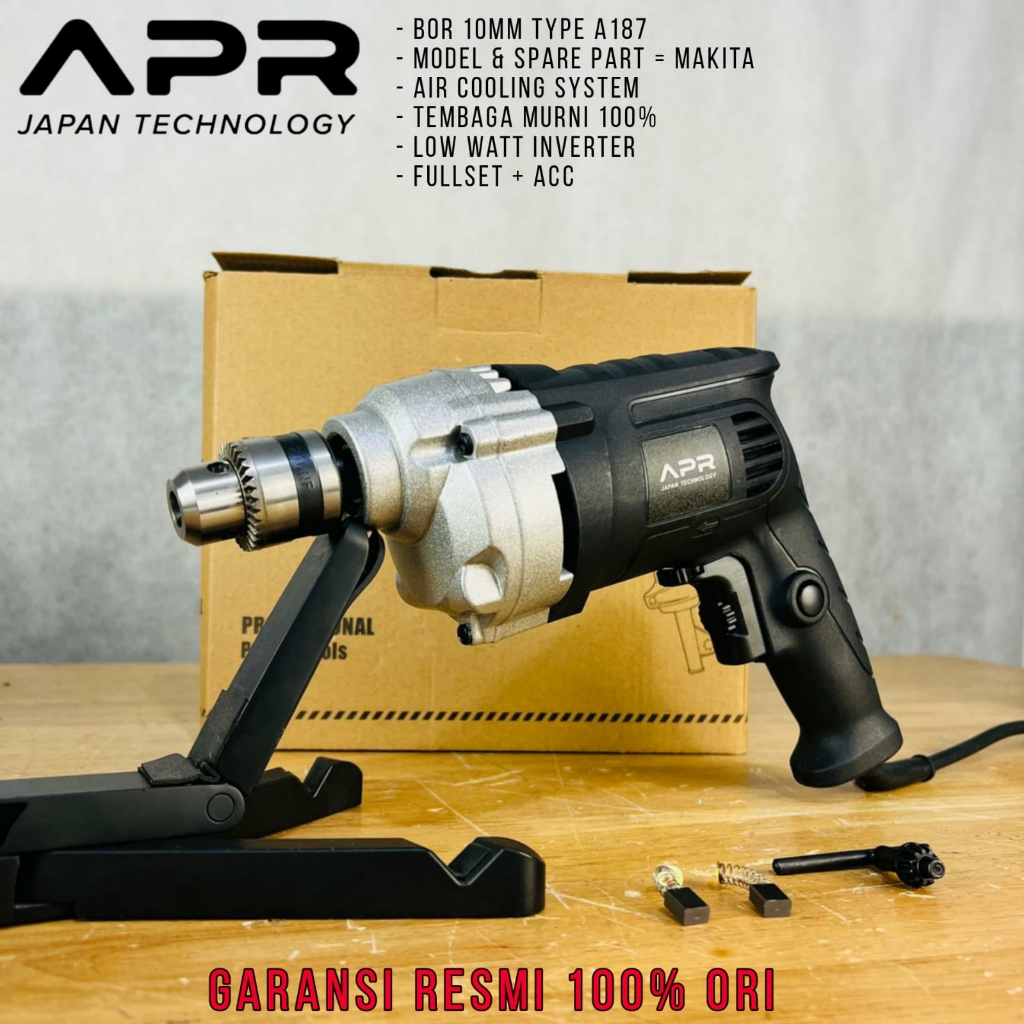Jual MAKTEC MESIN BOR APR JAPAN TYPE A13-7 AP01 garansi resmi drill besi kayu sekrup full fitur ...