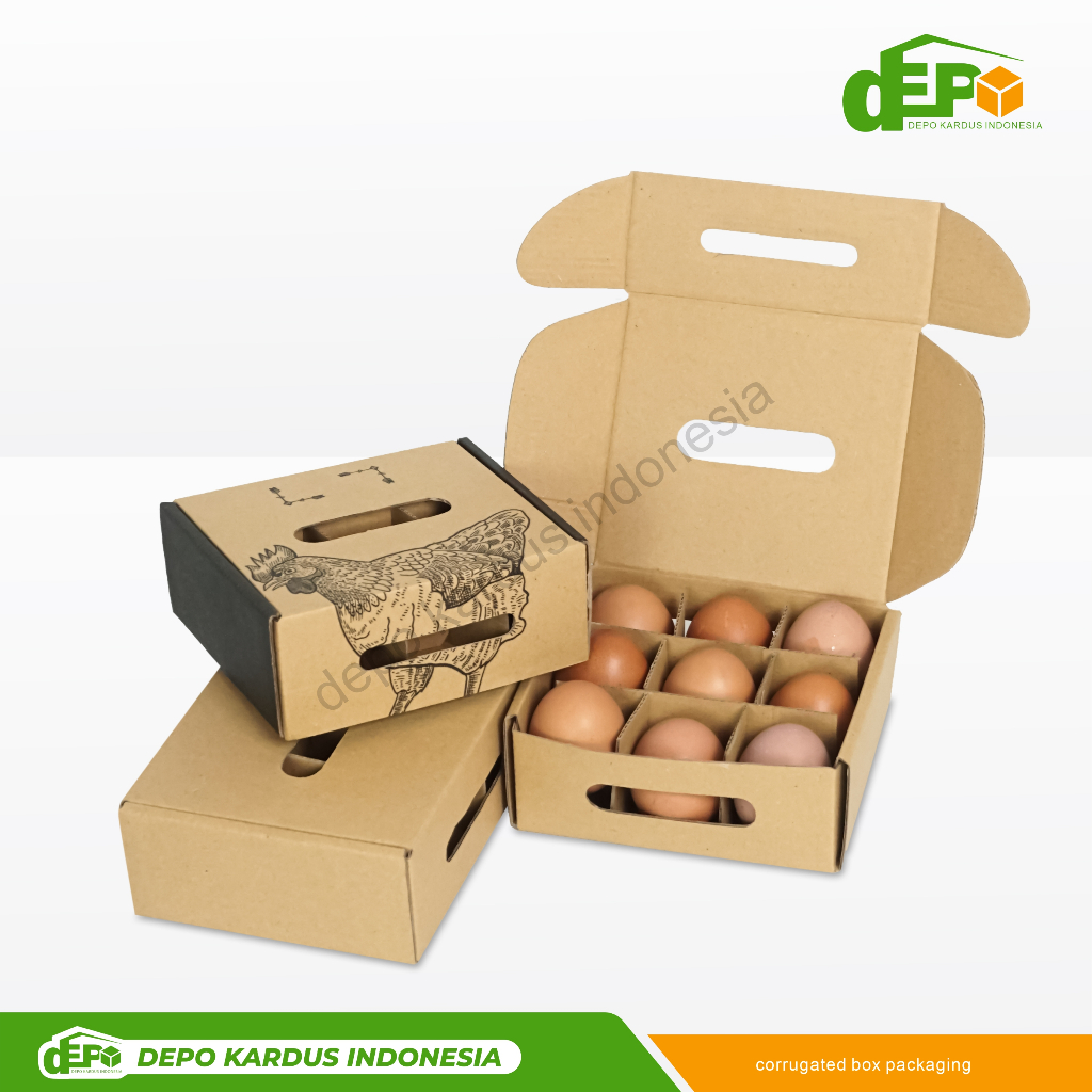 Jual Box Telur isi 9 (14x13x6) Box/kardus/Telur/Endok/Endog/Tryrelur ...