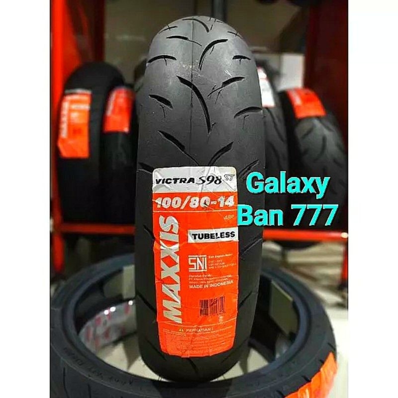 Jual Ban Motor Maxxis 100/80-14 Victra Tubeless Ban Motor PCX | Shopee ...
