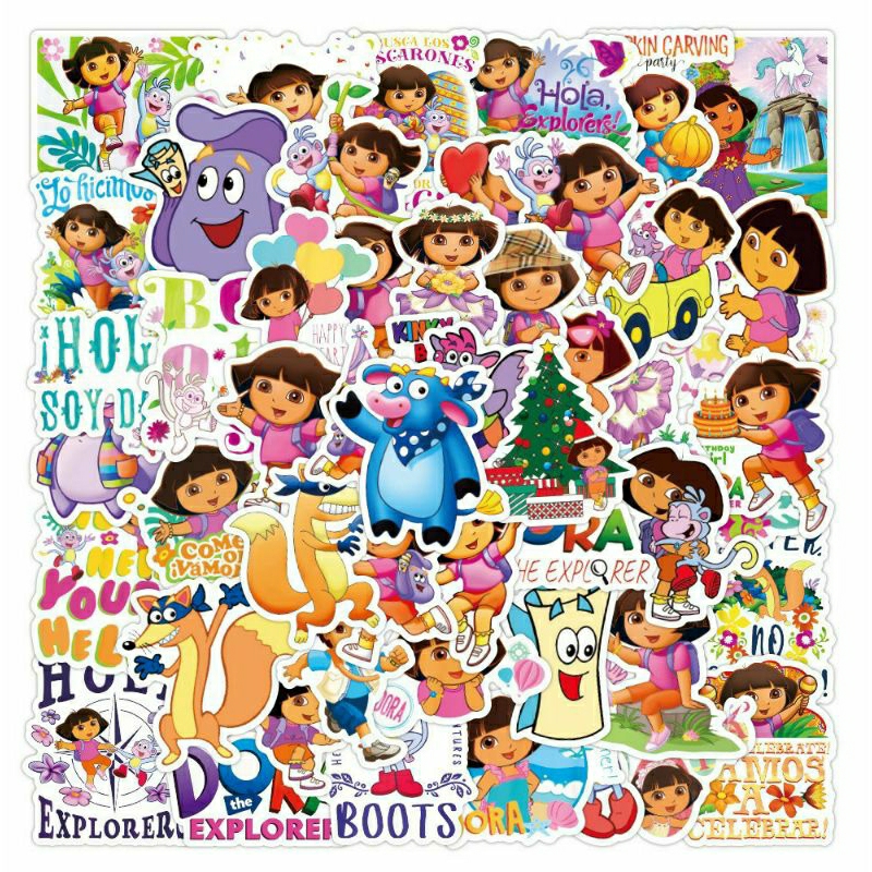 Jual Stiker Cutting DORA THE EXPLORER Vinyl Stiker Koper Tumbler ...
