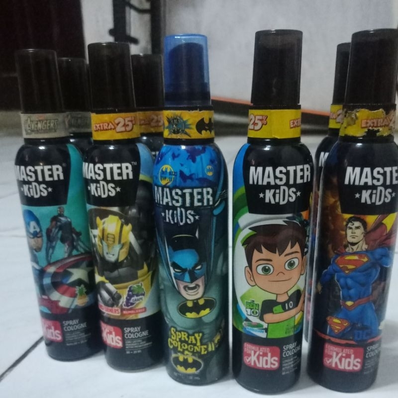 Jual MASTER KIDS SPRAY COLOGNE 80 +20 ml | Shopee Indonesia