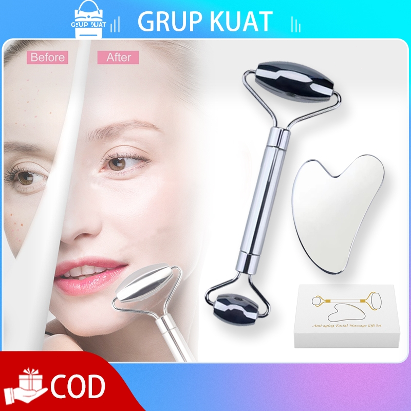 Jual Gua Sha Bahan 304 Stainless Steel Untuk Wajah Terapi Pijat ...