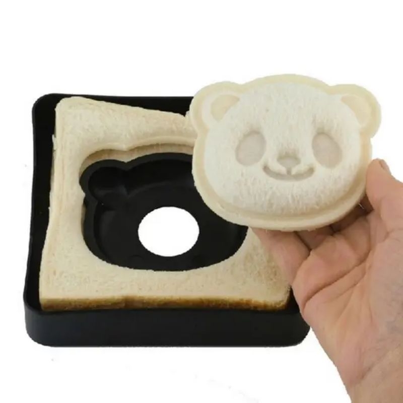Jual (Ready) Cetakan Roti Sandwich Mold Bentuk Panda/ Panda Sandwich ...