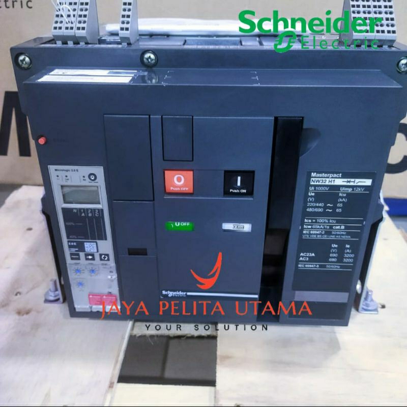 Jual ACB Schneider 2000A NW20H1 3P auto motorized micrologic 2.0 65KA | Shopee Indonesia