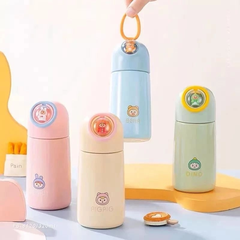 Jual botol anak dino + box botol lucu tutup gambar karakter hewan bagus ...