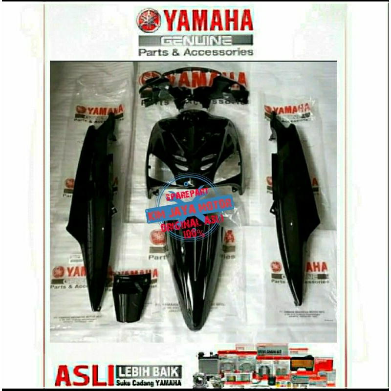 Jual BODY HALUS SET MIO SPORTY SMILE HITAM ASLI YAMAHA | Shopee Indonesia