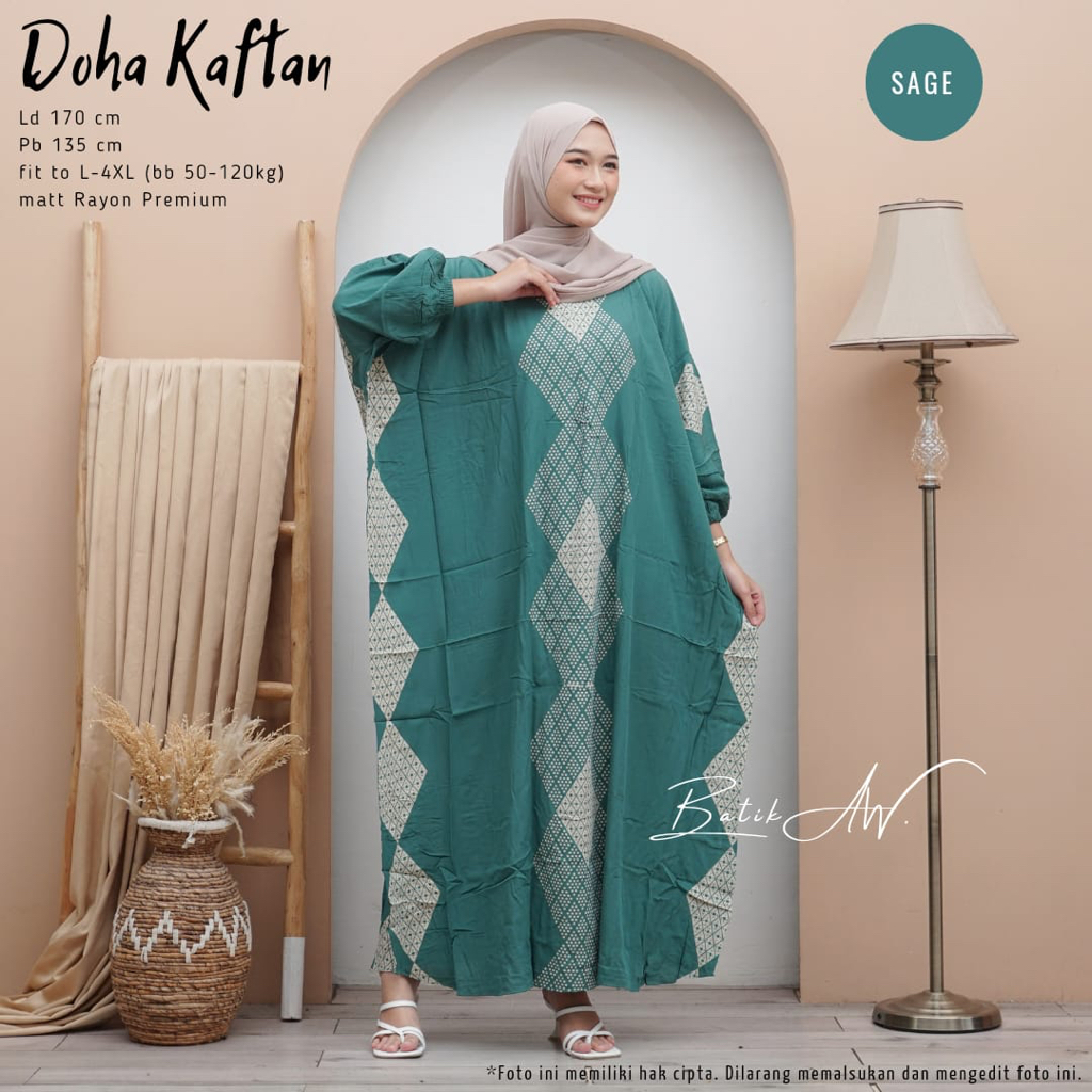 Jual Pameela Kaftan Wanita Jumbo Maksi - Kaftan Simple Elegan Motif ...