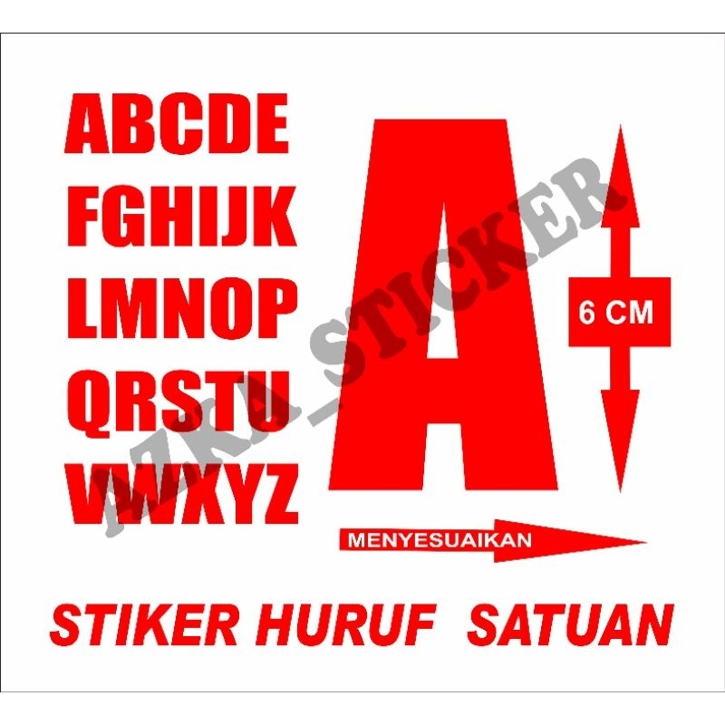 Jual Sticker gerobak jualan ,Sticker huruf cutting sticker | Shopee ...