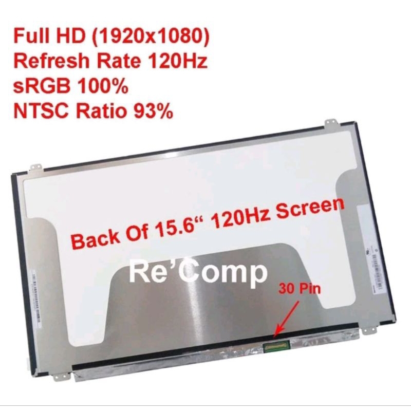 Jual LAYAR LED LCD MSI RAIDER GE63VR 7RF GE63 7RE GE63 7RC GE63 7RD 15. ...