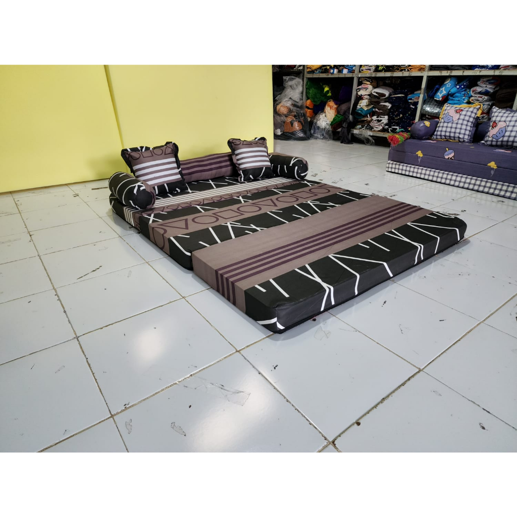 Jual Sofa Bed Kursi Tamu Minimalis Kasur Karakter Sofabed Murah Furniture Sofa Lipat Lantai Busa ...
