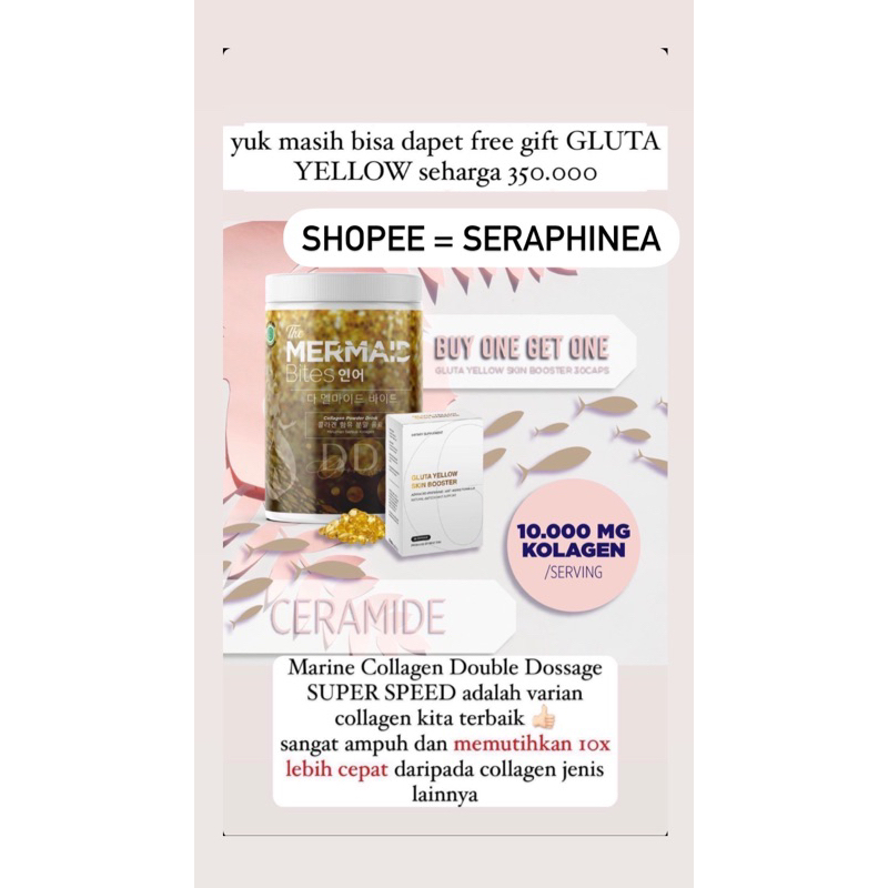 Jual (BPOM HALAL MUI) JAR DD FREE GYB 30 KAPAUL CHROMOSOME MARINE COLLAGEN 300GRAM BY THE ...