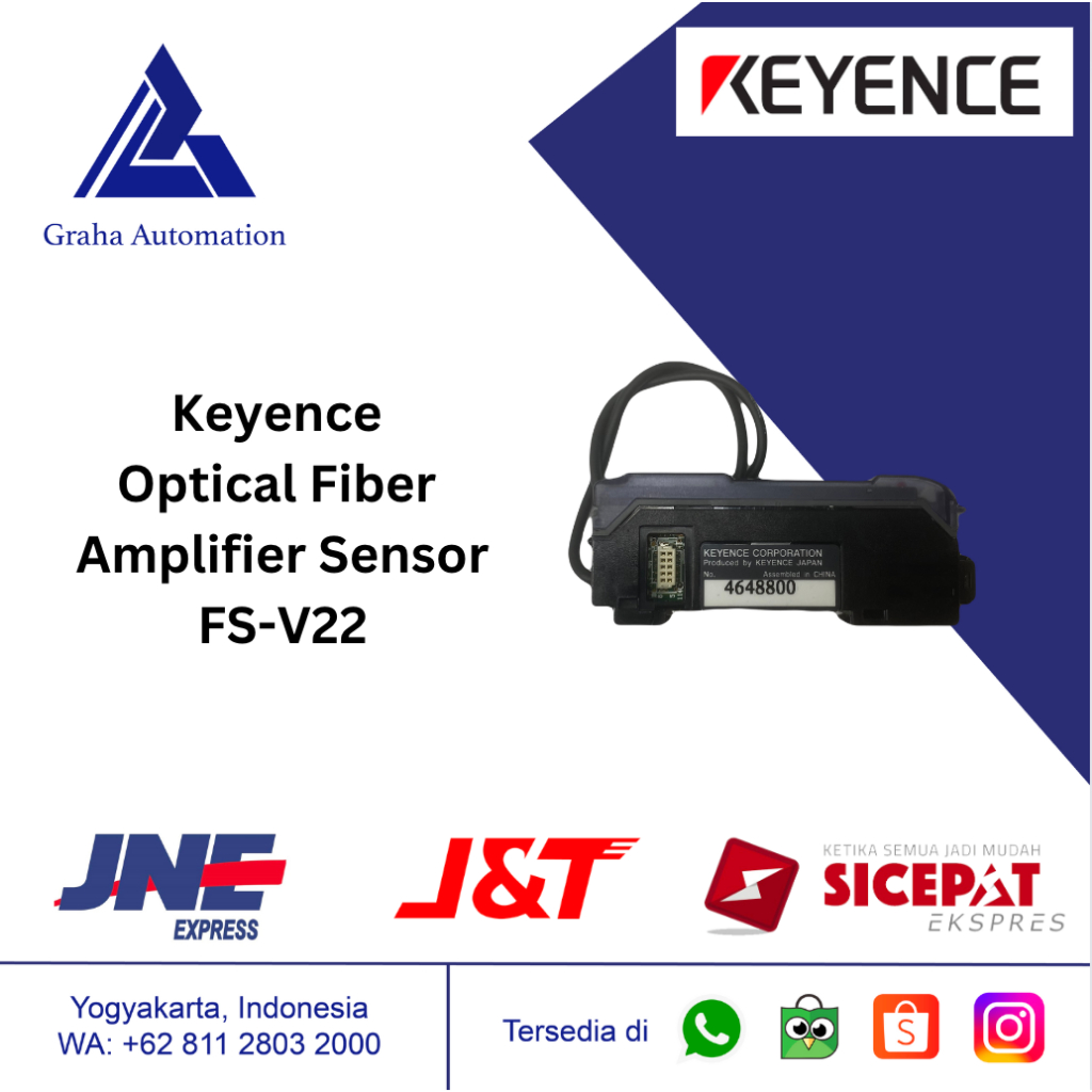 Jual Keyence Optical Fiber Amplifier Sensor FS-V22 | Shopee Indonesia