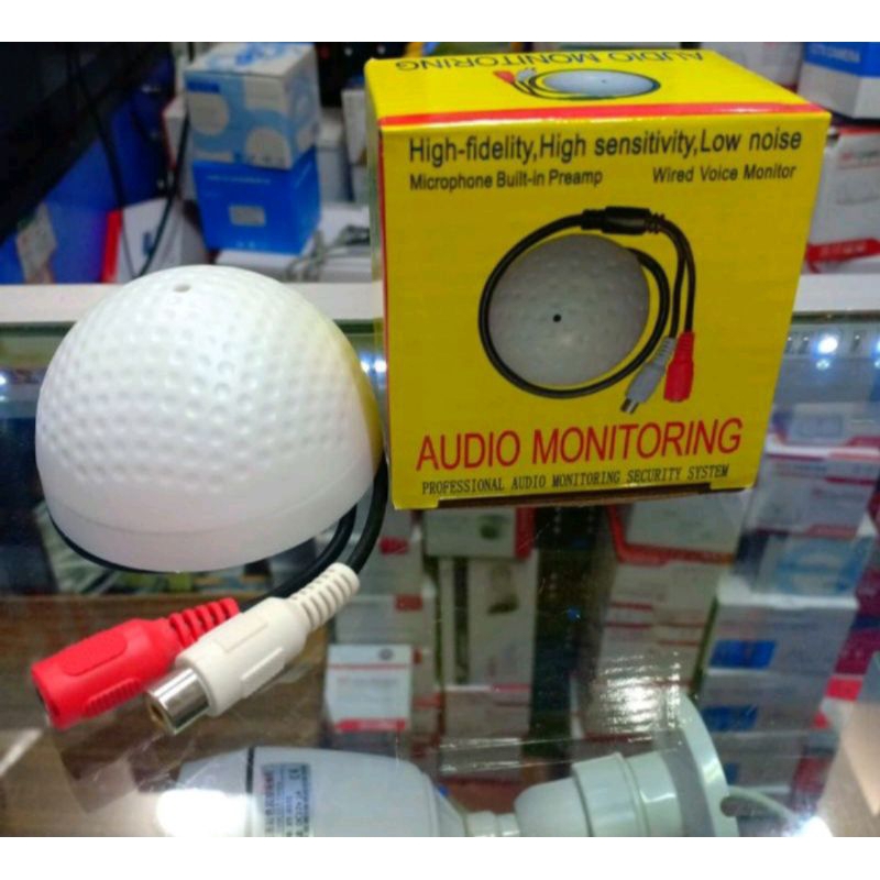 Jual Microphone CCTV / Audio Monitoring / mic cctv | Shopee Indonesia