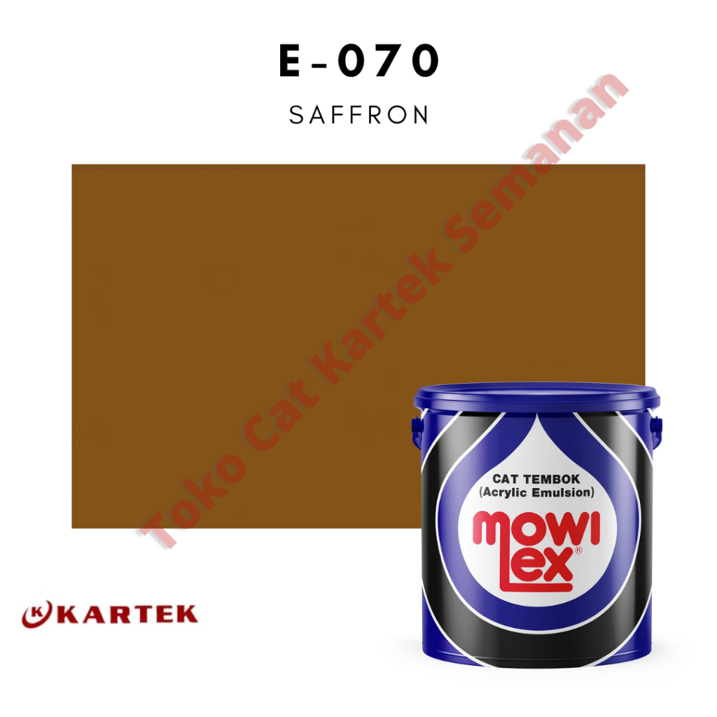 Jual MOWILEX EMULSION INTERIOR E-070 SAFFRON (1 liter) | Shopee Indonesia