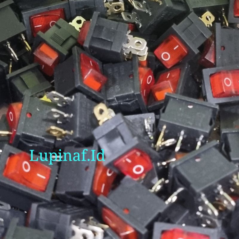 Jual SAKLAR 3P KECIL + LAMPU SWITCH ON OFF 3PIN 3 PIN | Shopee Indonesia