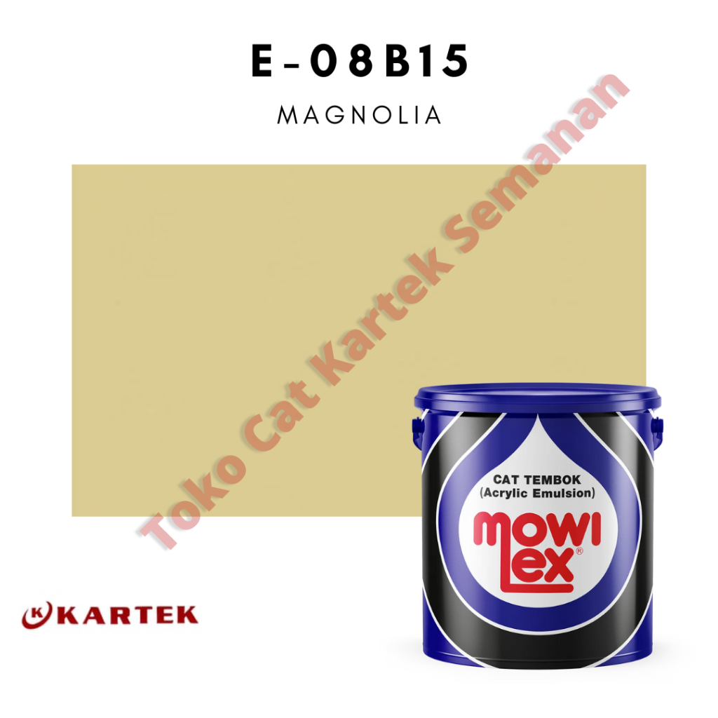 Jual MOWILEX EMULSION INTERIOR E-08B15 MAGNOLIA (1 liter) | Shopee ...