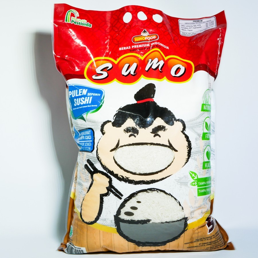 Jual Sumo Beras Premium Kemasan Merah Murah 5kg | Shopee Indonesia