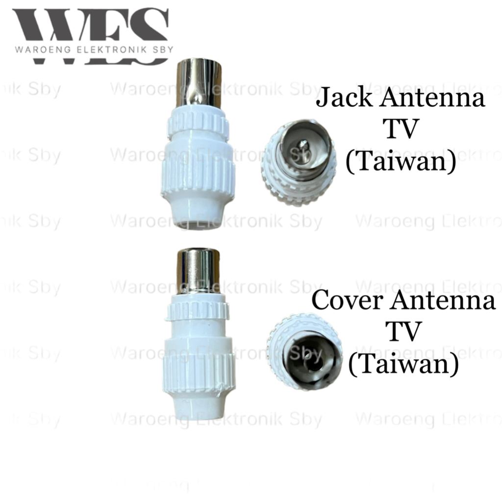 Jual COVER ANTEN TV TW PVC PUTIH COLOKAN ANTENA TV FEMALE PVC PUTIH ...