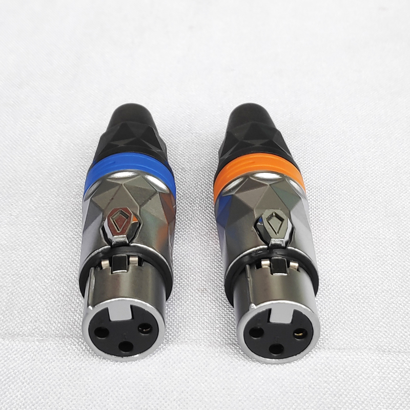 Jual JACK CANON DIAMOND SILVER JACK MICROPHONE XLR CANON CONNECTOR ...