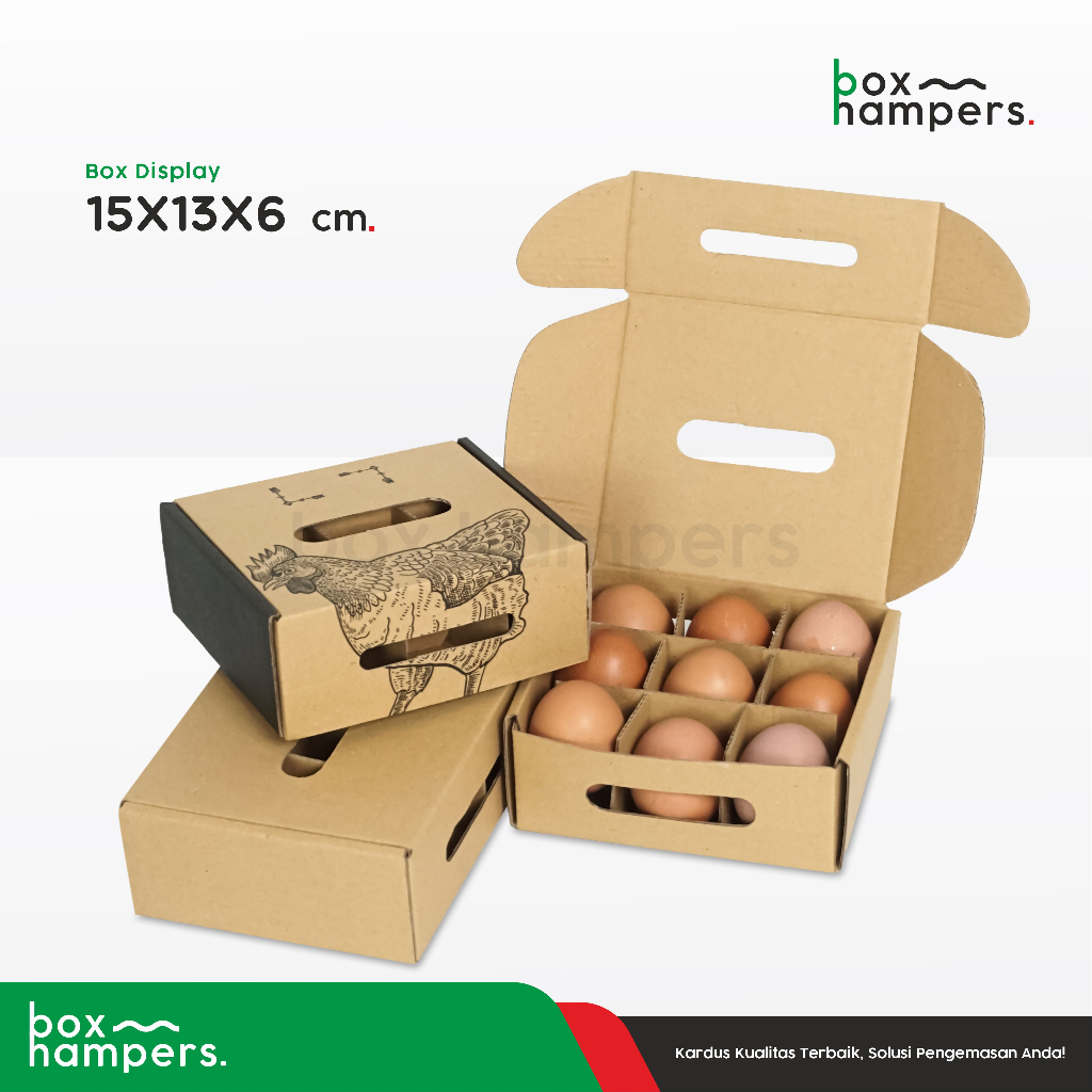 Jual Box Telur isi 9 (14x13x6) Box/kardus/Telur/Endok/Endog/Tryrelur ...